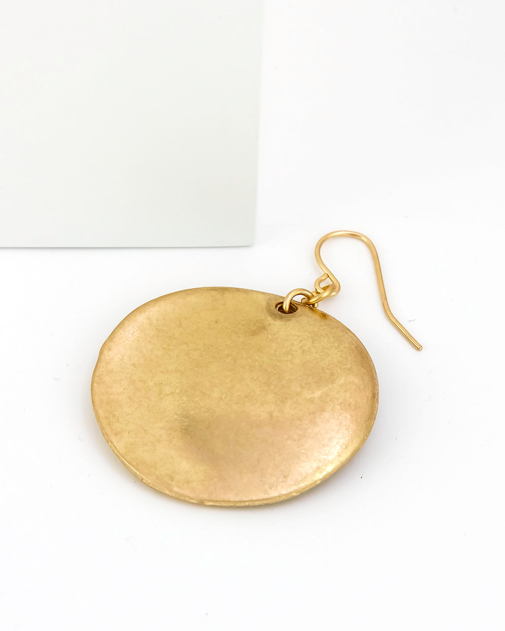 Gold Disc Drop Earrings – Everyday Gold Accent | Dauplaise ...